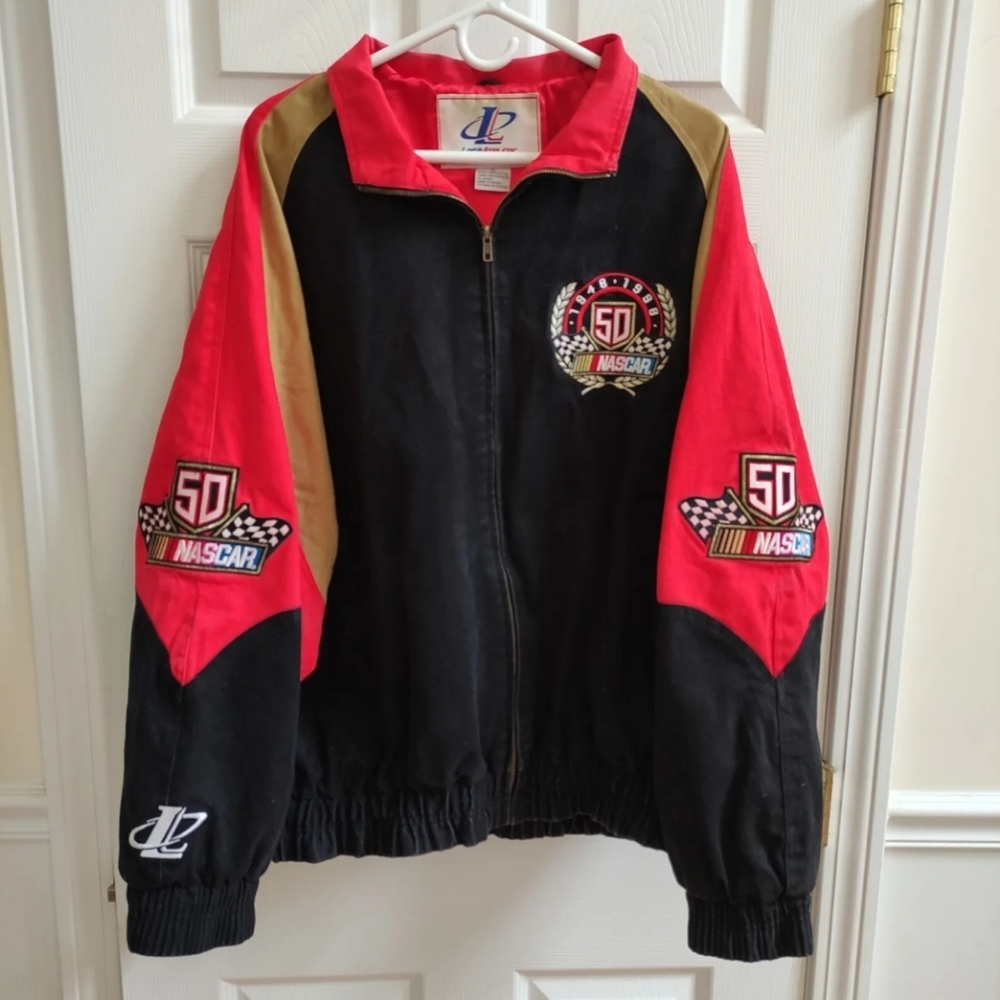 Nascar 50th Anniversary Racing Jacket Men's Xl - Gem
